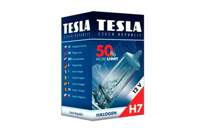 Žárovka H7 12V 55W PX26d +50% TESLA | VAPOL CZ