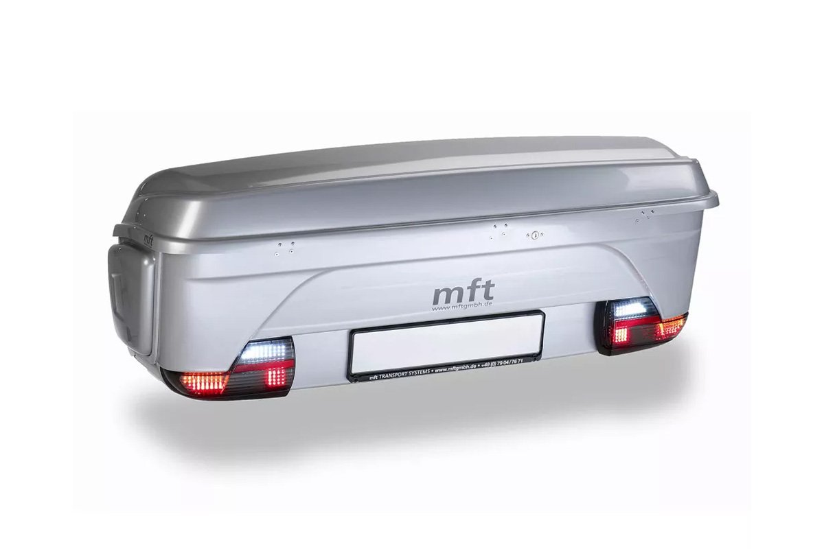 Přepravní box MFT Silver na tažné zařízení, BackBox | VAPOL CZ