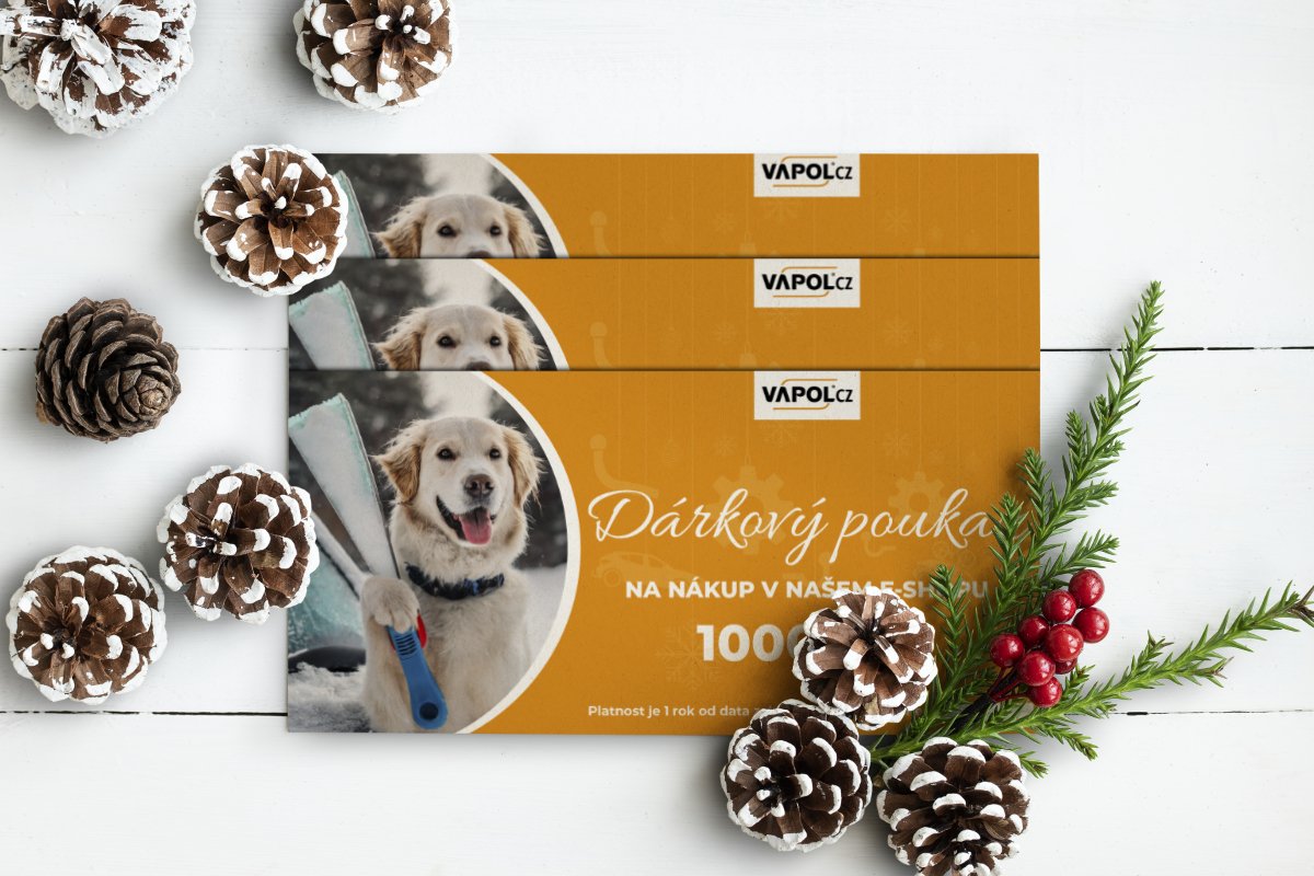 Dárkový poukaz VAPOL 1000,- s DPH | VAPOL CZ